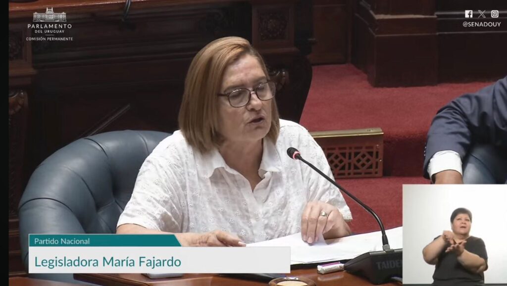 Diputada María Fajardo declaración ante el atentado conra la Fiscal de ...