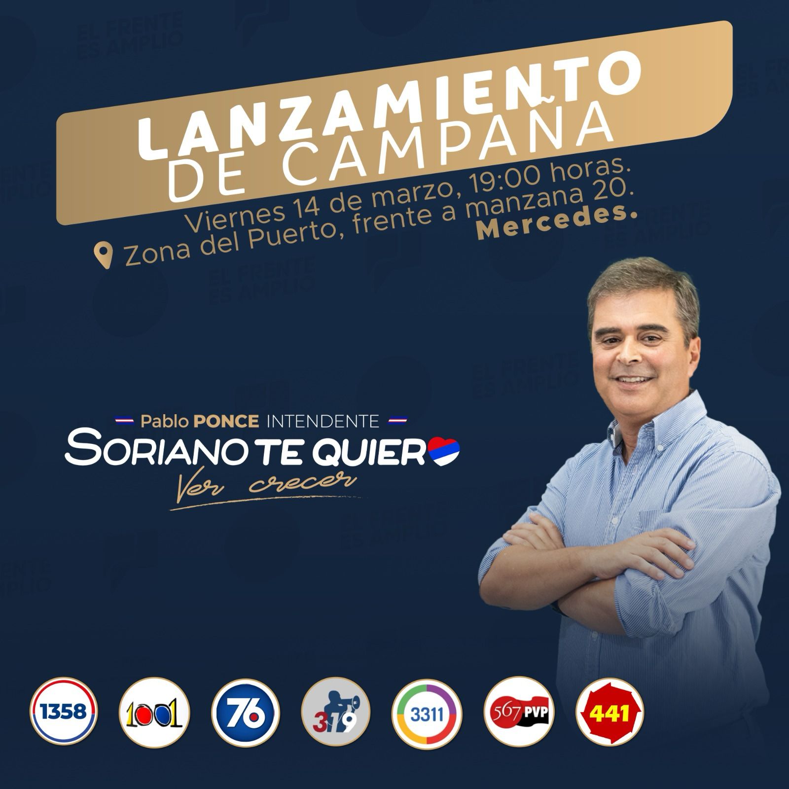 Pablo Ponce lanza su campaña hacia las elecciones de mayo - Soriano al día