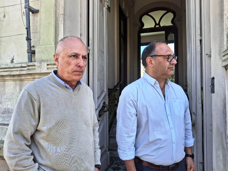 Vicepresidente de OSE, Guillermo Caraballo, visitó Mercedes para seguir ...